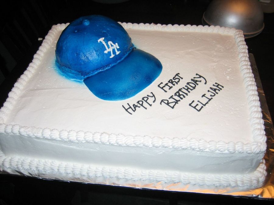 Dodger Cake - CakeCentral.com