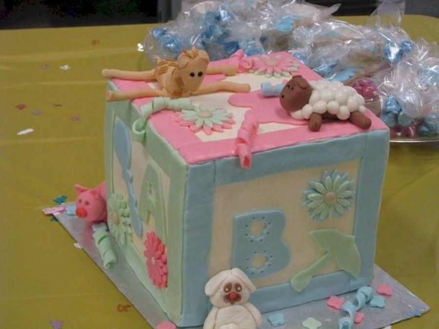 Baby Block Cake - CakeCentral.com