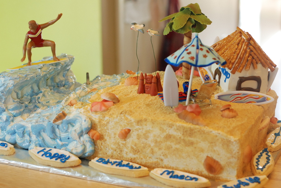 Surf Themed Cake - CakeCentral.com