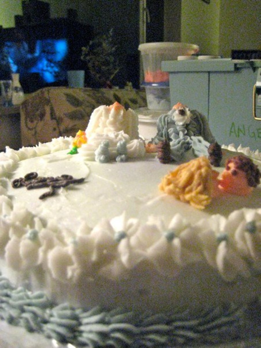 Headless Couple Cake - Side View - CakeCentral.com