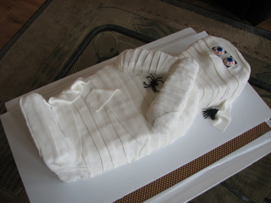 Halloween Mummy Birthday Cake. - CakeCentral.com