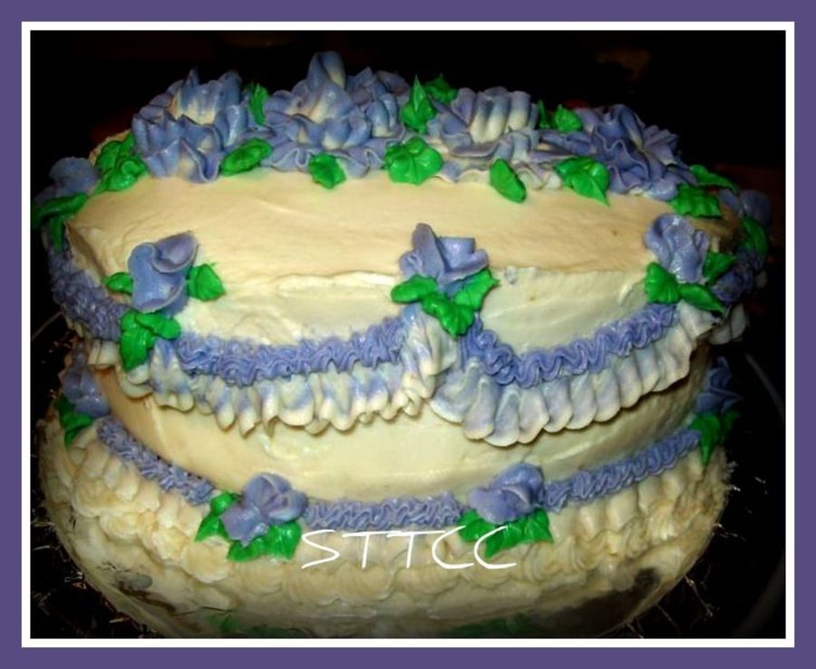 Oval Layer Cake - CakeCentral.com