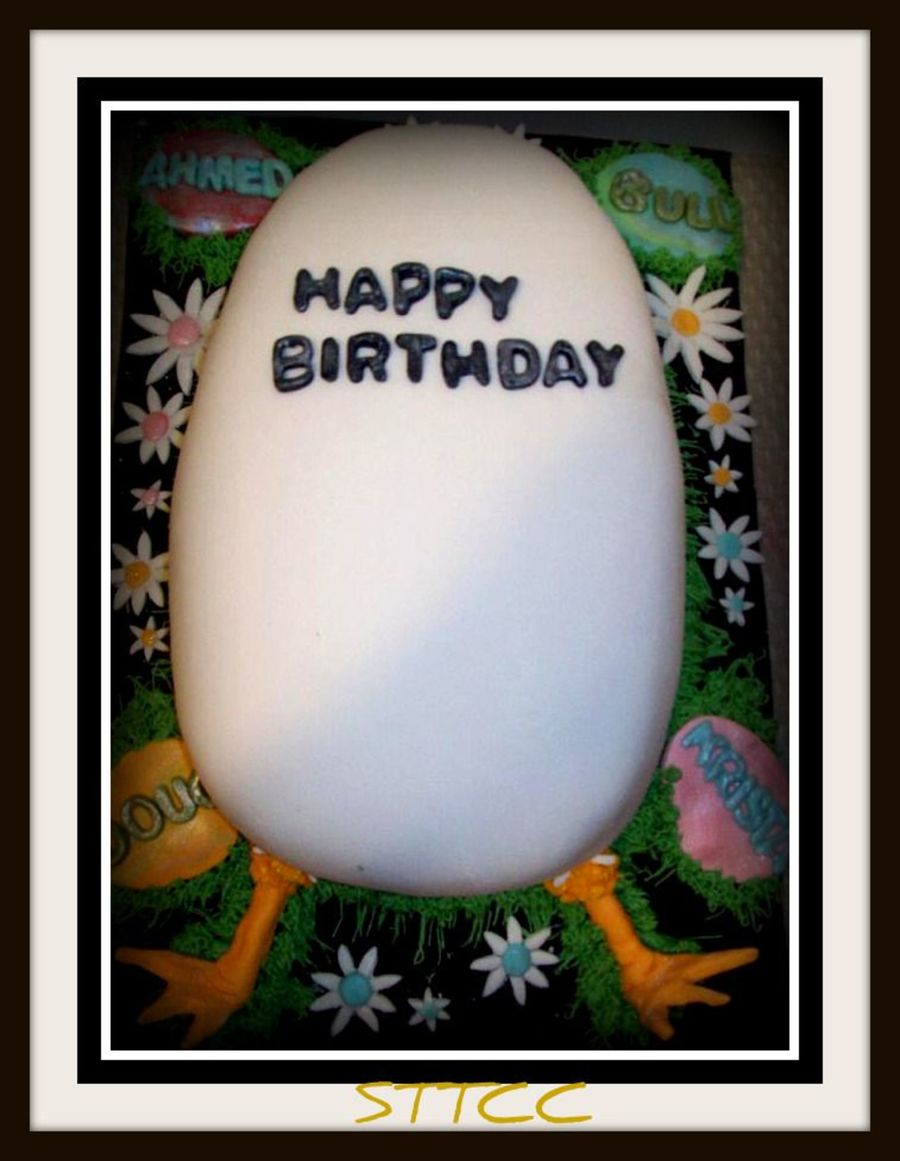 April Employees Birthday Cake - CakeCentral.com