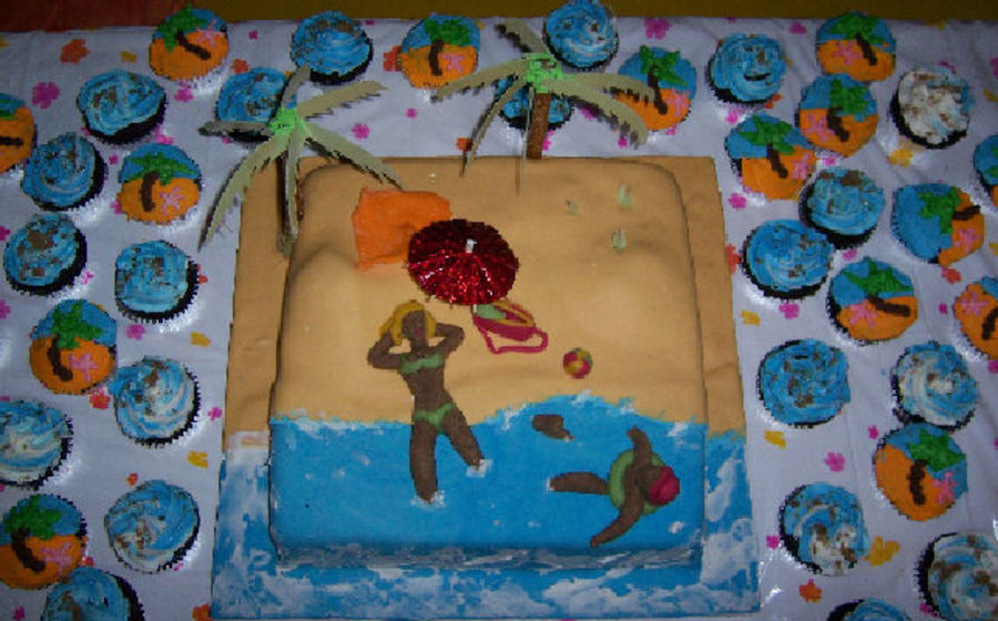 Beach Wedding - CakeCentral.com