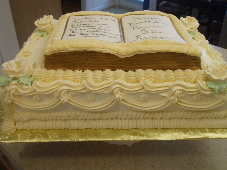 Bible Cake - CakeCentral.com