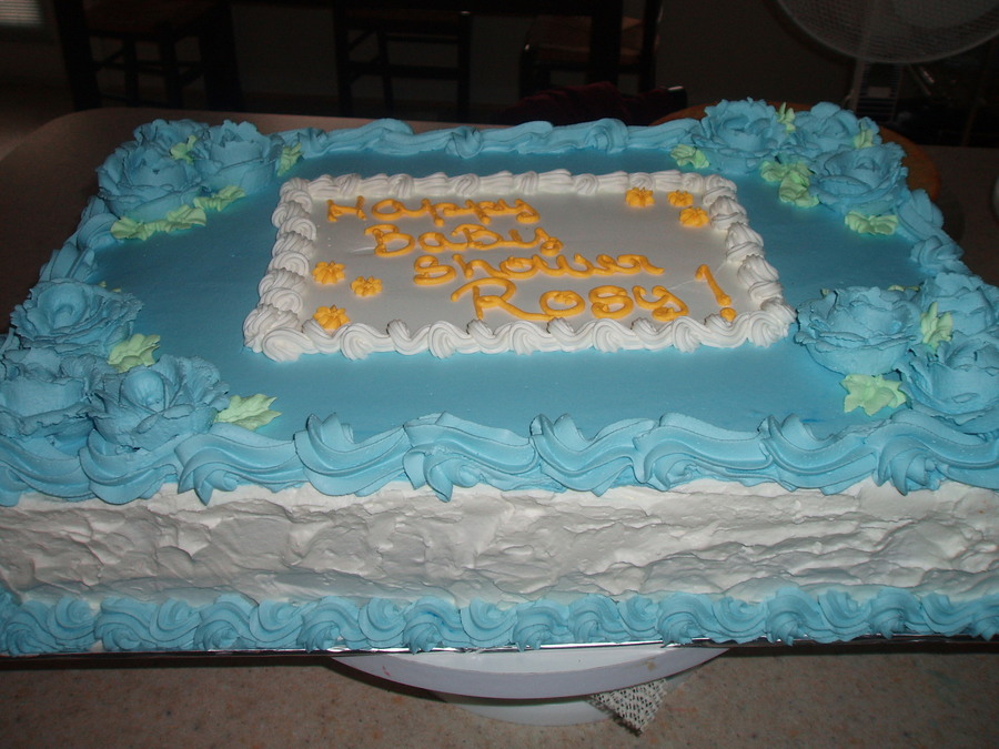 Rosy's Baby Shower - CakeCentral.com