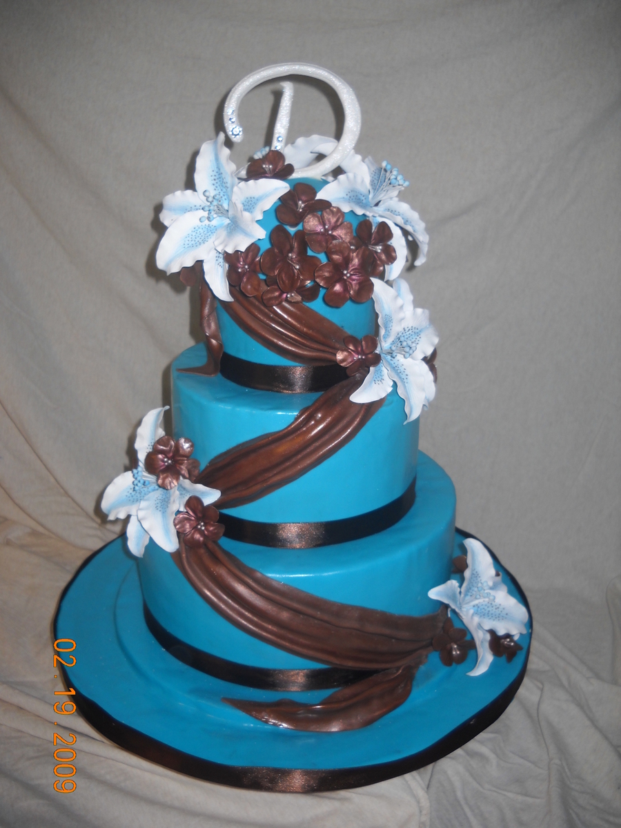 Draping Lilies - CakeCentral.com