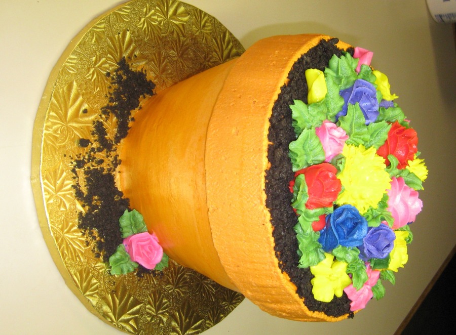 Flower Pot - CakeCentral.com
