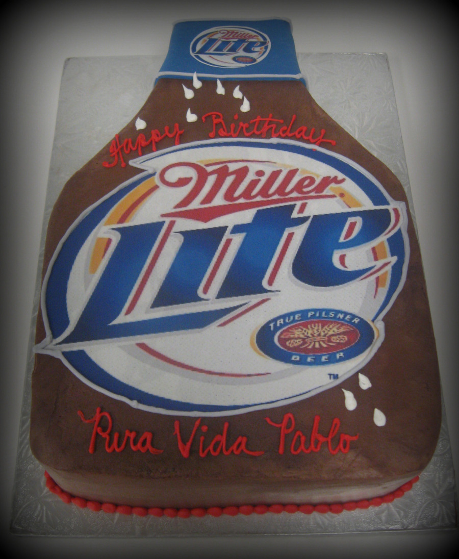 Miller Lite - CakeCentral.com