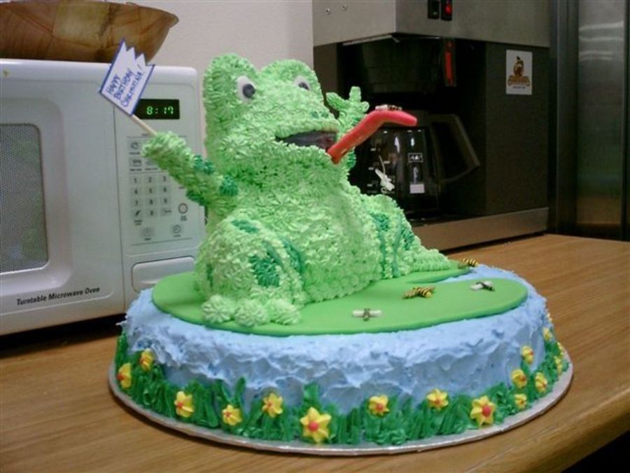 Frog Cake - CakeCentral.com