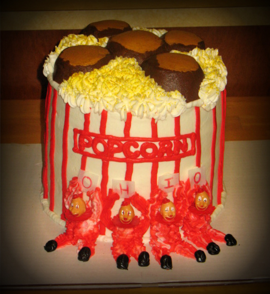 Buckeye Osu Graduation Carnival Cake - CakeCentral.com