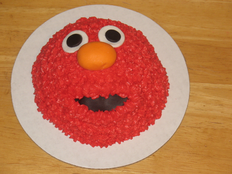 Elmo Sheet And Smash Cake - CakeCentral.com