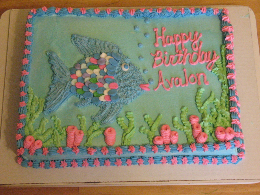 Rainbow Fish Sheet - CakeCentral.com