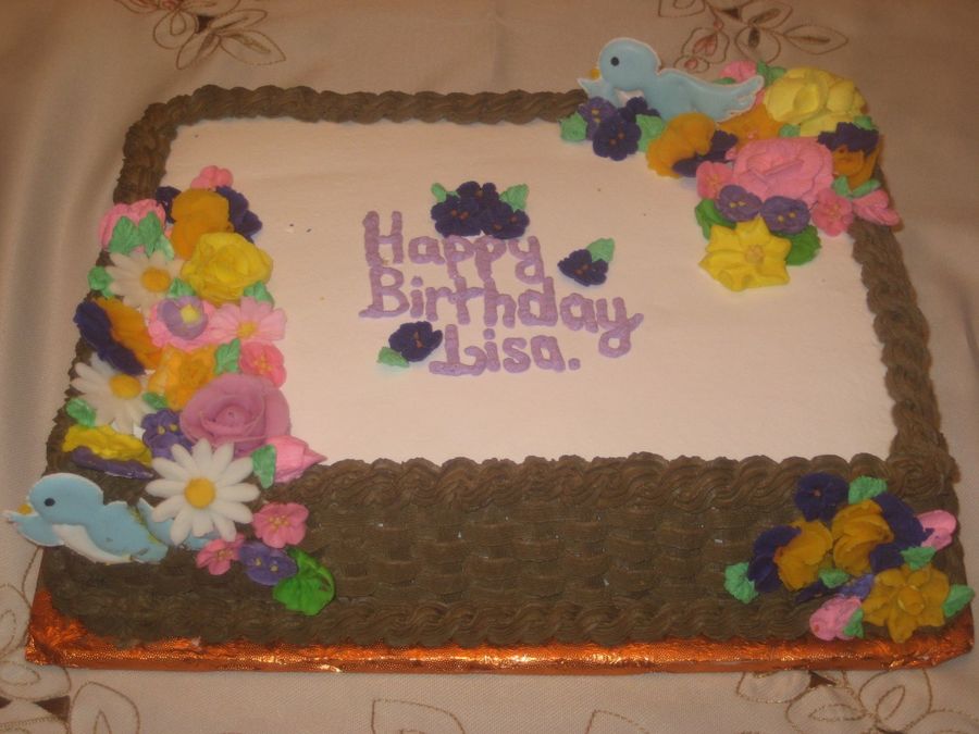 Canasta De Cumpleanos - CakeCentral.com