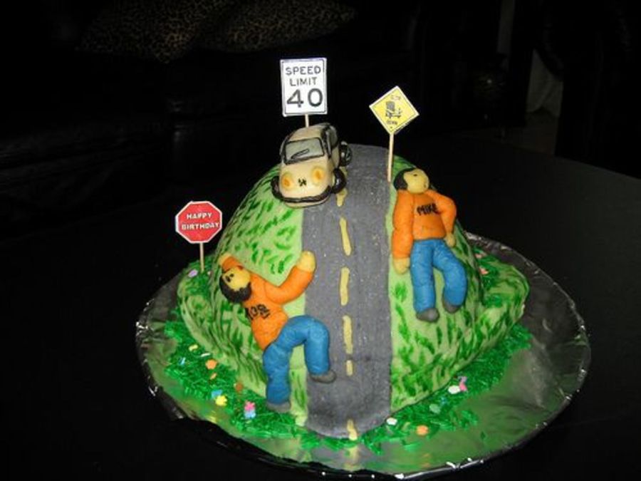 Over The Hill - 40Th Birthday Cake - CakeCentral.com