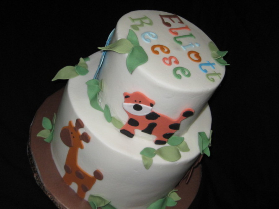 Jungle Baby Shower - CakeCentral.com