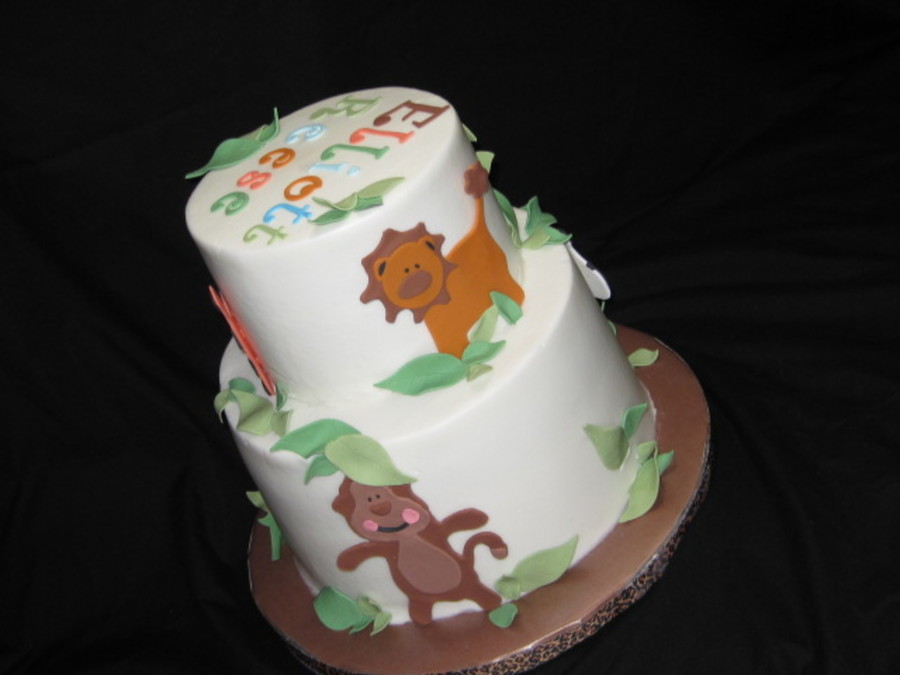 Jungle Baby Shower - CakeCentral.com
