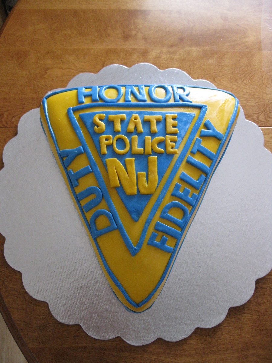 Nj State Trooper Cake - CakeCentral.com