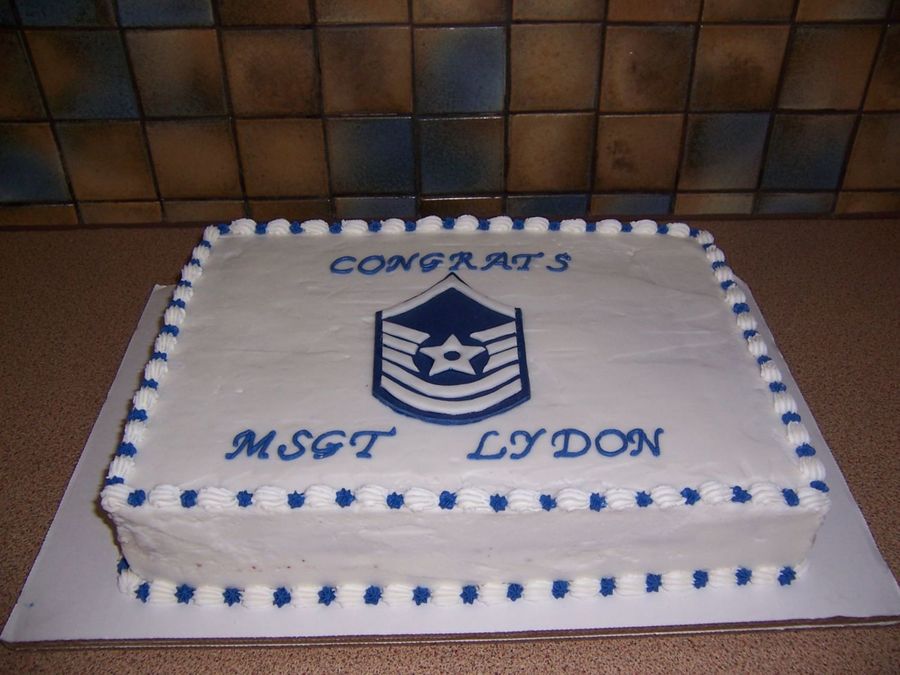 Military Promotion Cake - CakeCentral.com