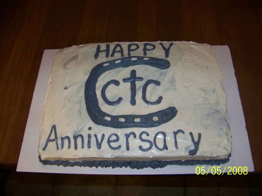 Ctc Anniversary - CakeCentral.com