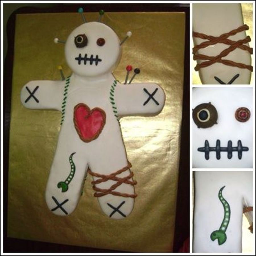 Voodoo Doll Cake - CakeCentral.com