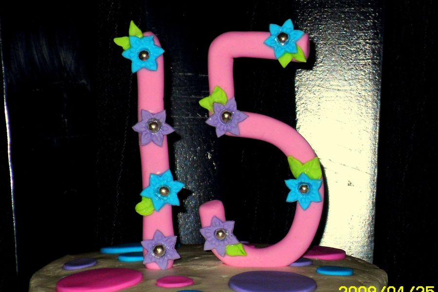 Sweet 15 Birthday Cake - CakeCentral.com