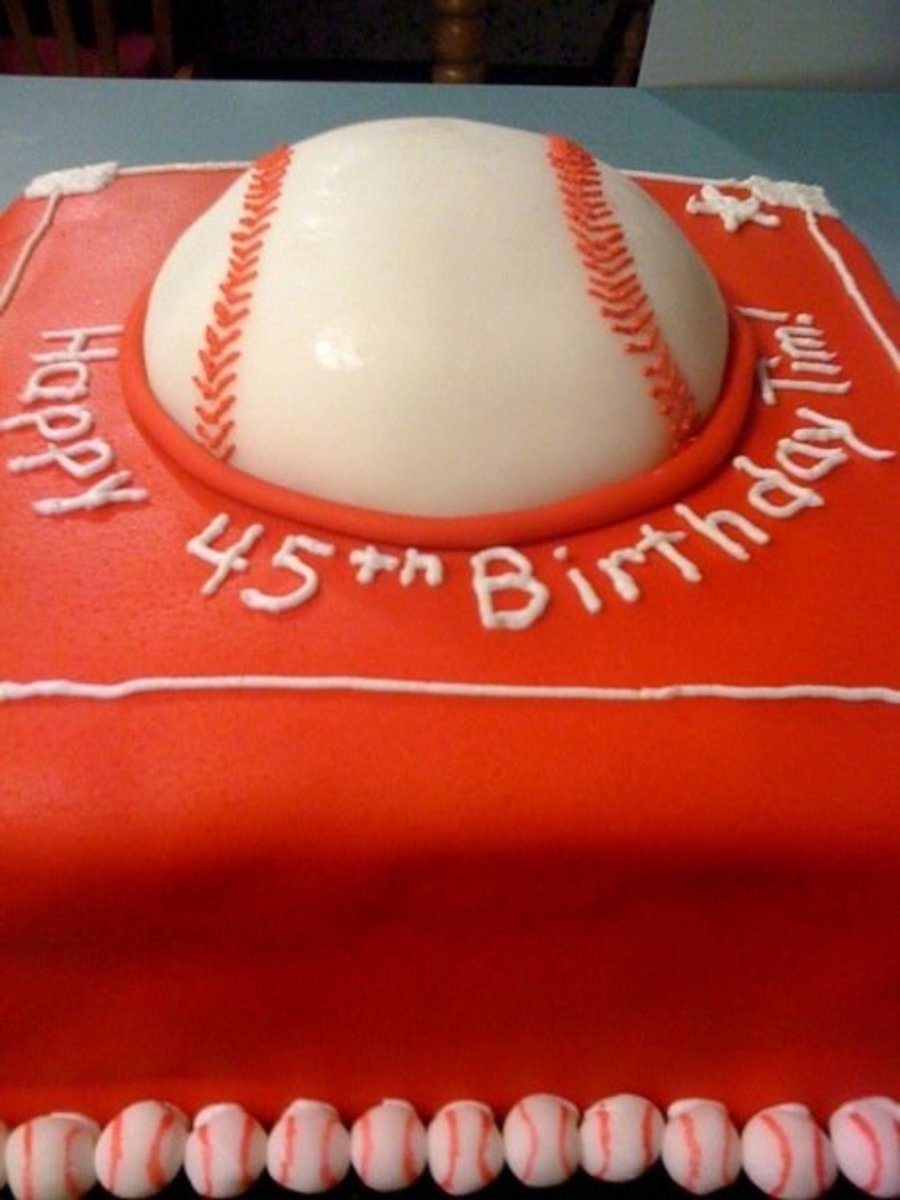 Softball Cake - CakeCentral.com