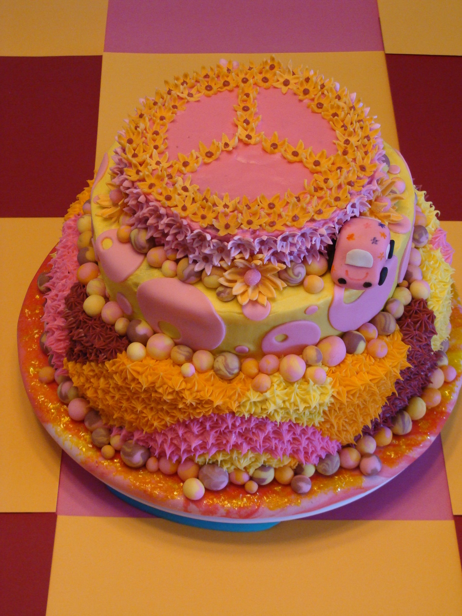 Hippy Theme - CakeCentral.com