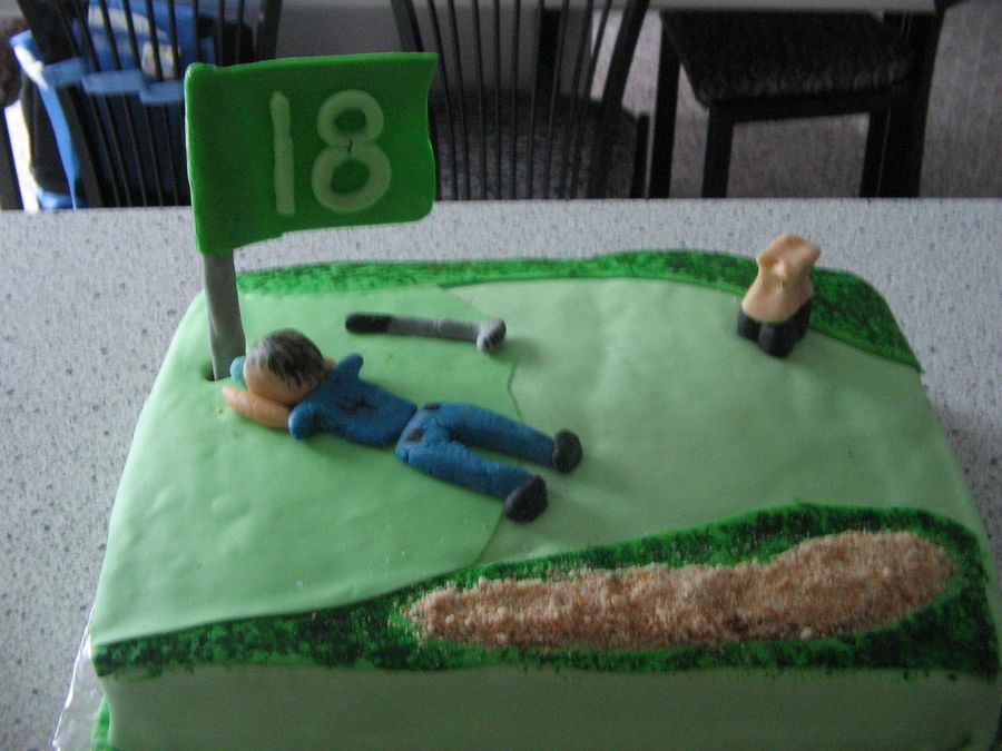 Golf Course Cake - CakeCentral.com