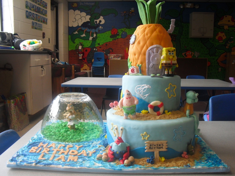 Spongebob Square Pants Cake - CakeCentral.com