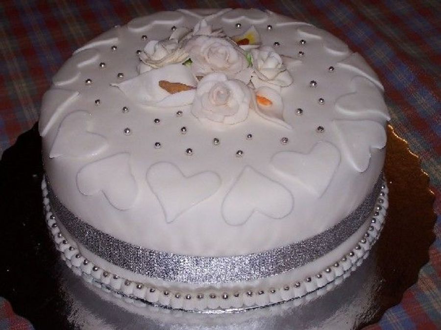 Practice Wedding Cake - CakeCentral.com