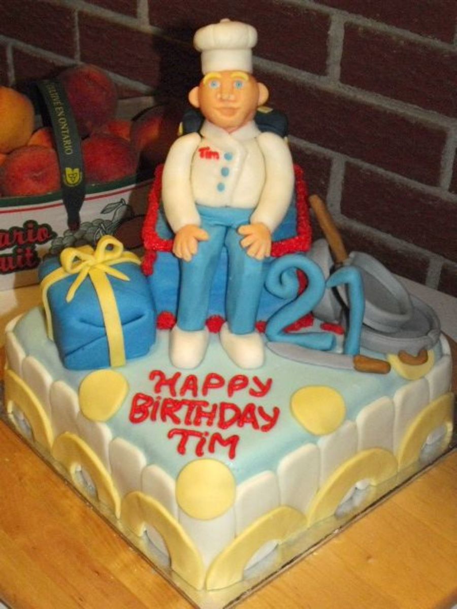 Chef's Birthday - CakeCentral.com