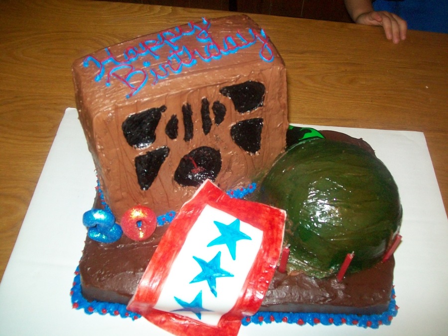 Uncle Baba's Wwii Birthday Cake - CakeCentral.com