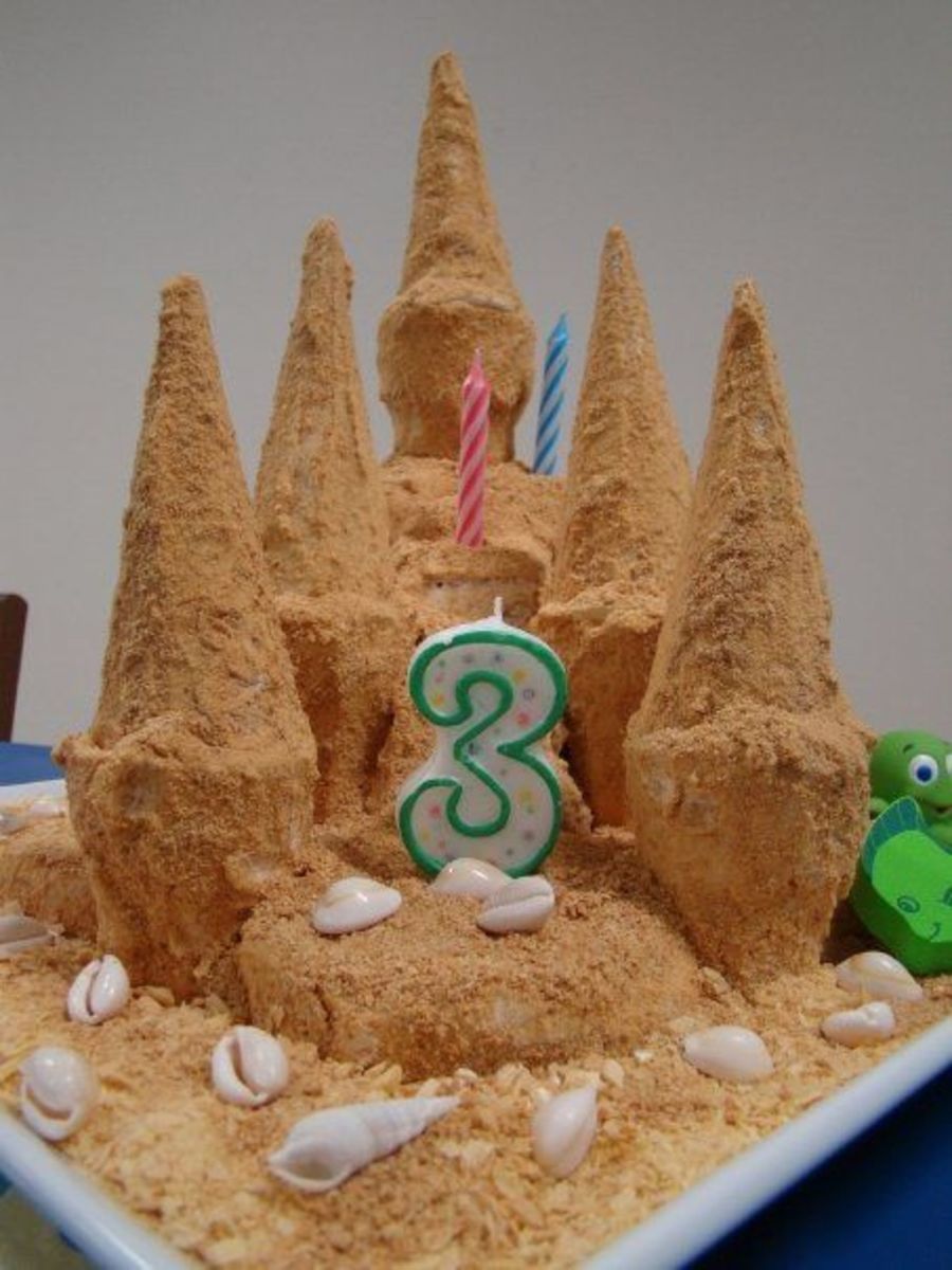 Sand Castle Cake - CakeCentral.com