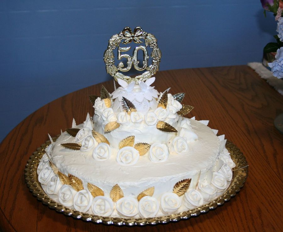 Mom & Dad's 50Th - CakeCentral.com