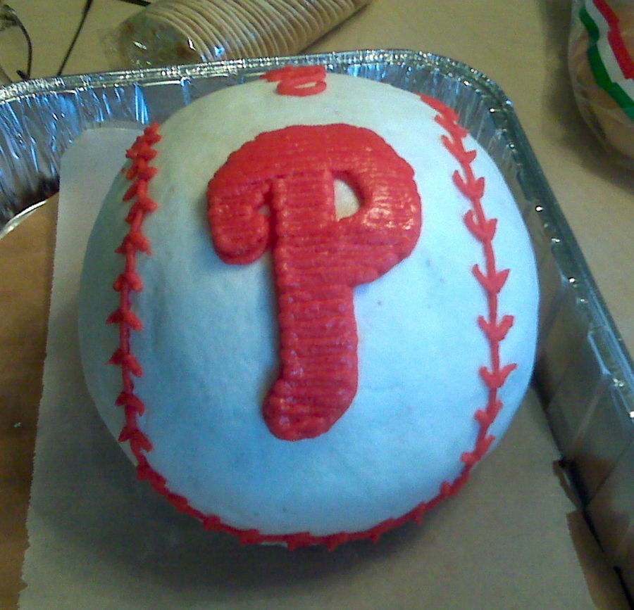 Phillies Baseball - CakeCentral.com