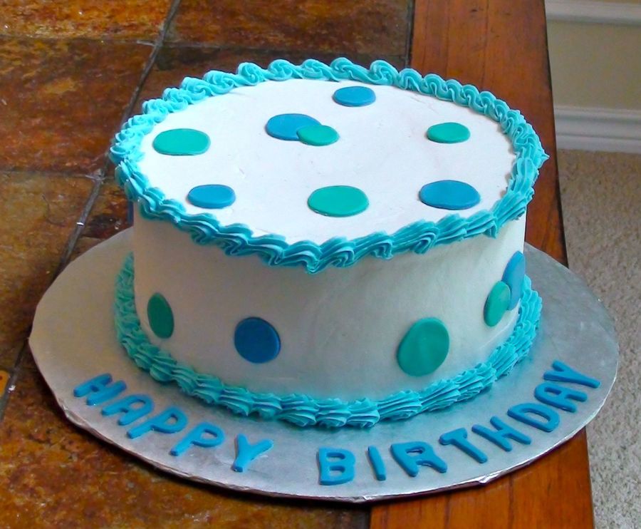 Birthday Blue - CakeCentral.com