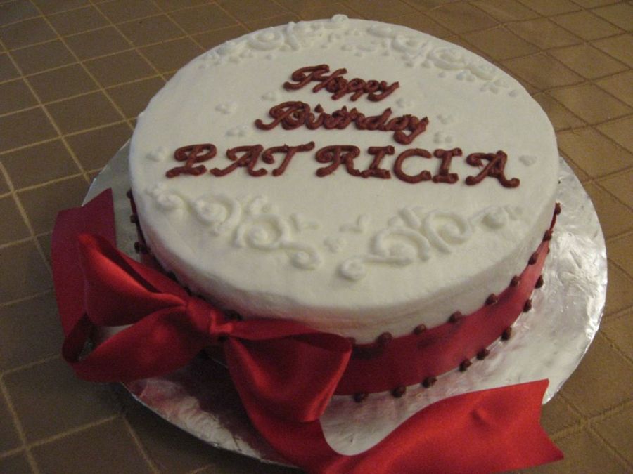 Patricia's Christmas Birthday Cake - CakeCentral.com