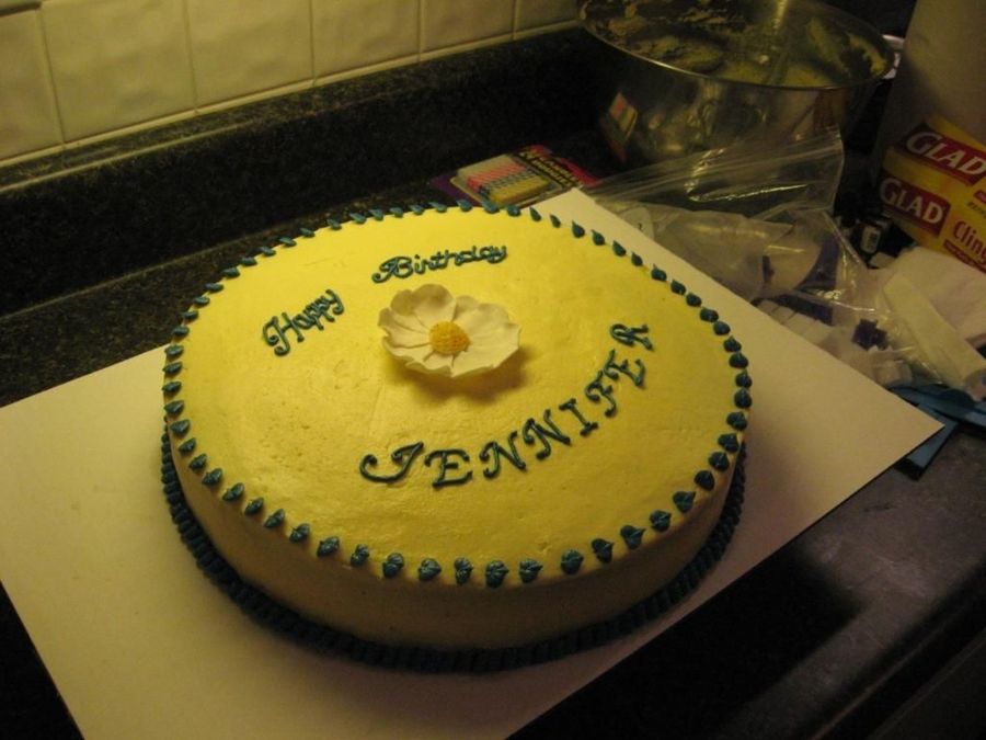 A Simple Cake For A Friend - CakeCentral.com