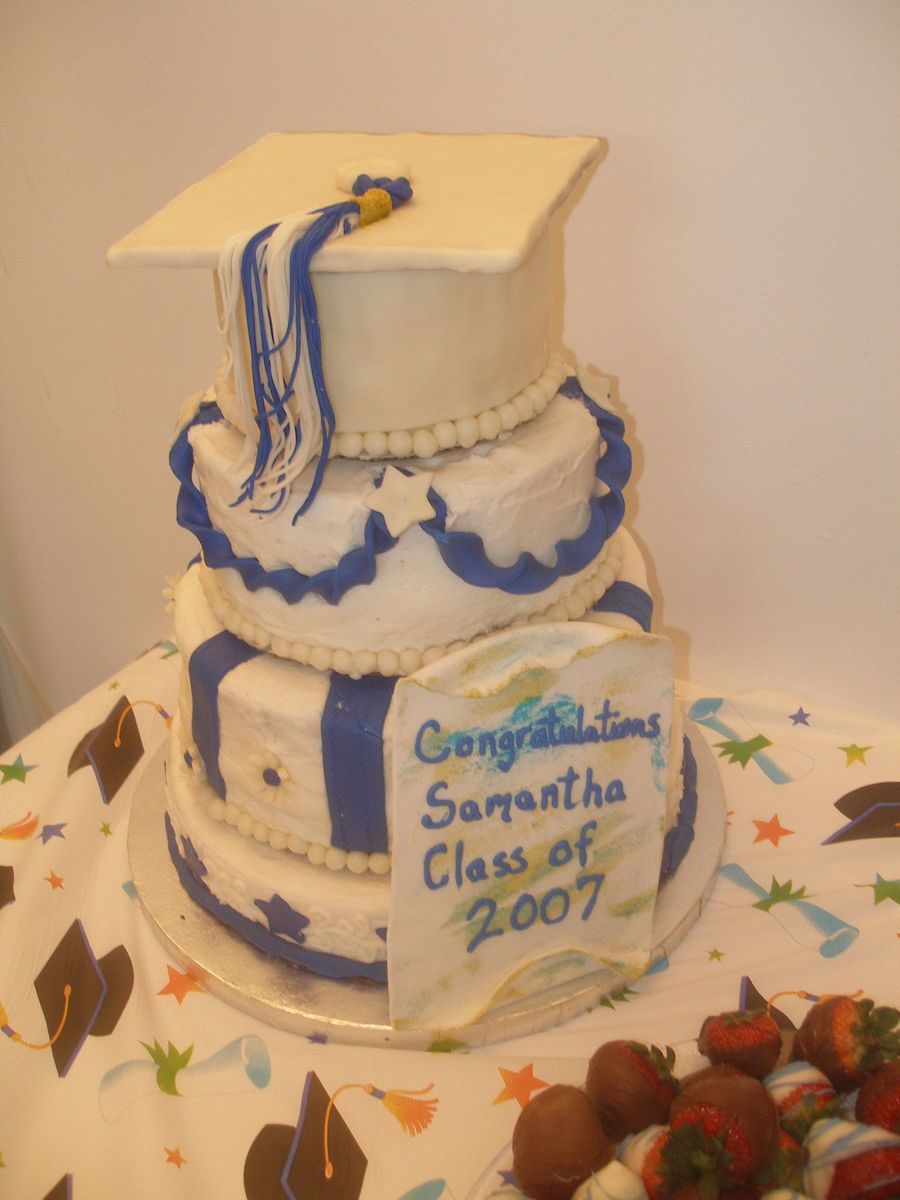Graduation Cap Cake - CakeCentral.com