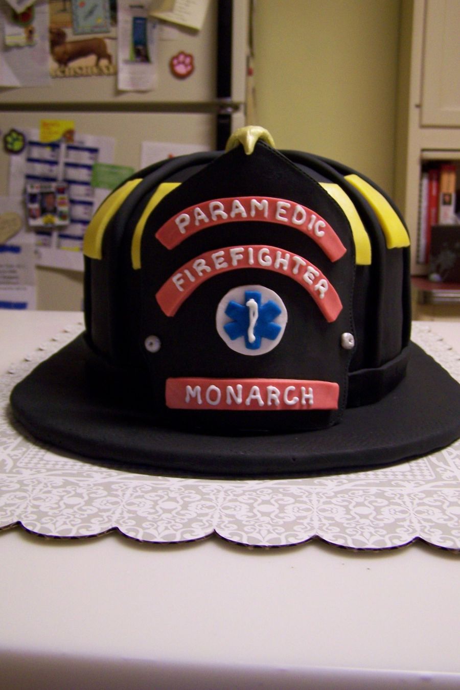 Mike's Firefighter Cake - CakeCentral.com
