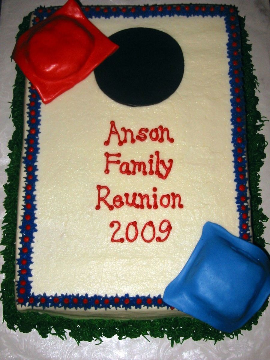 Cornhole Family Reunion - CakeCentral.com
