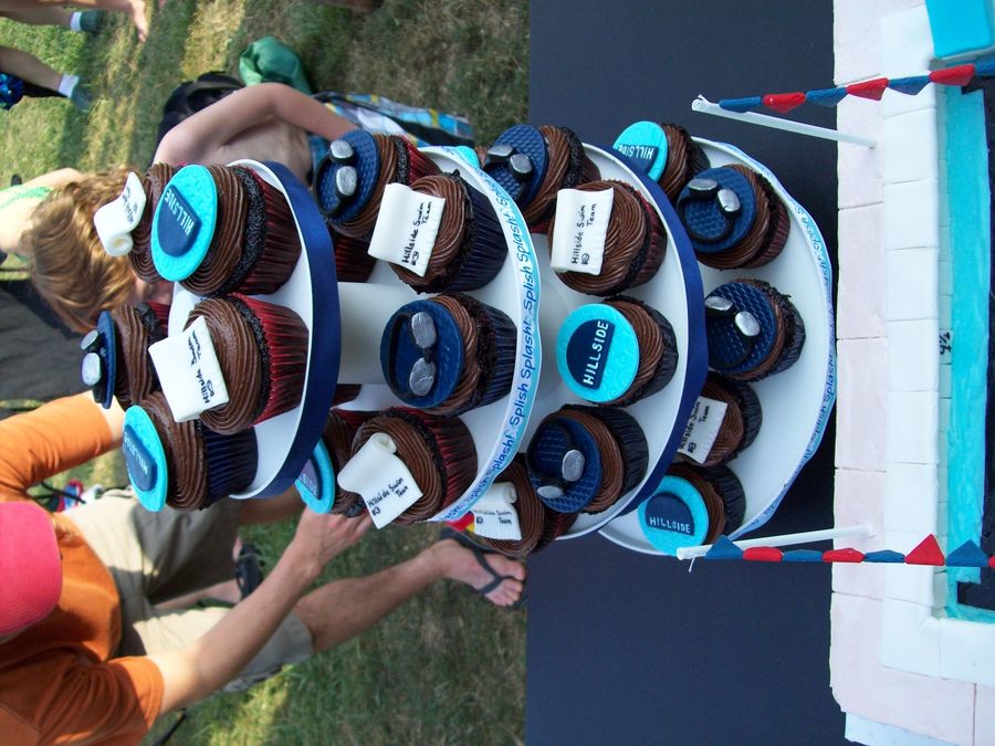 Swim Team Cake - CakeCentral.com