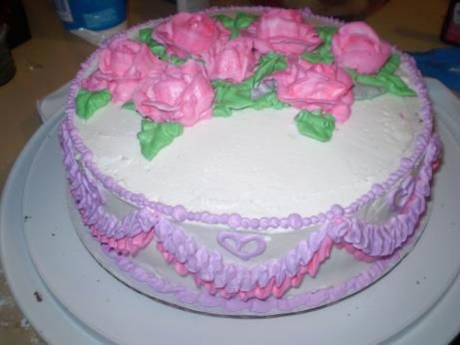 Rosy Valentine - CakeCentral.com