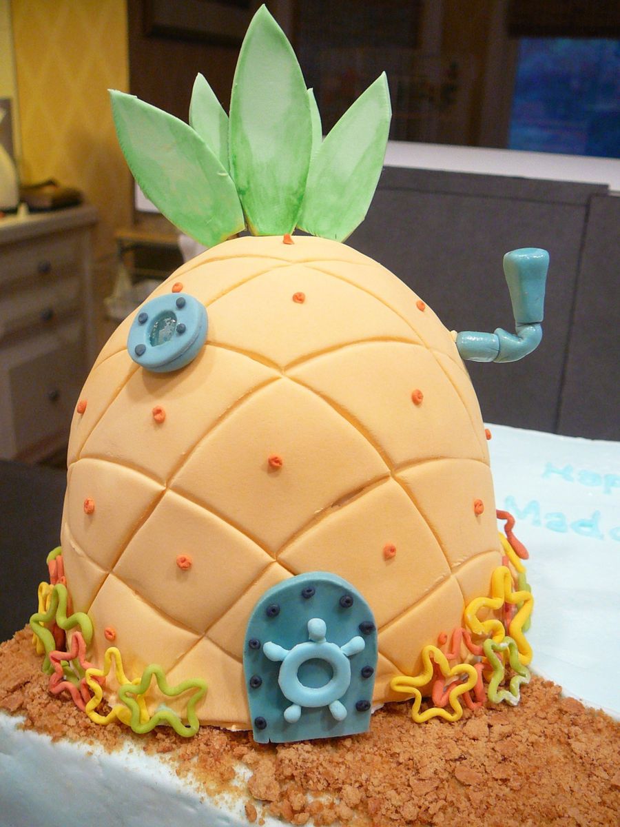 Spongebob Sheet Cake - CakeCentral.com