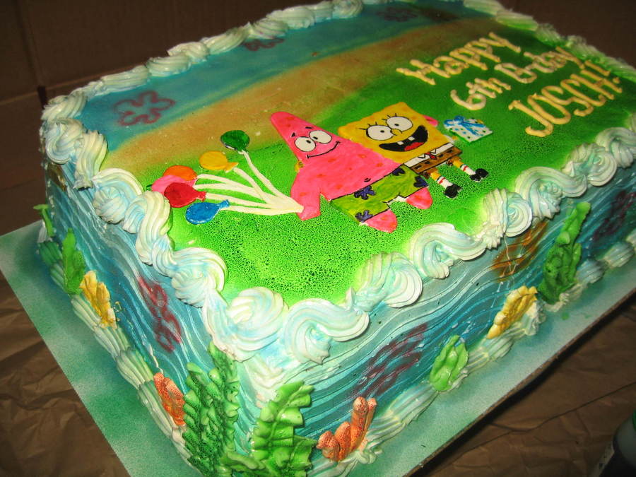 Spongebob And Patrick The Starfish Cake - CakeCentral.com