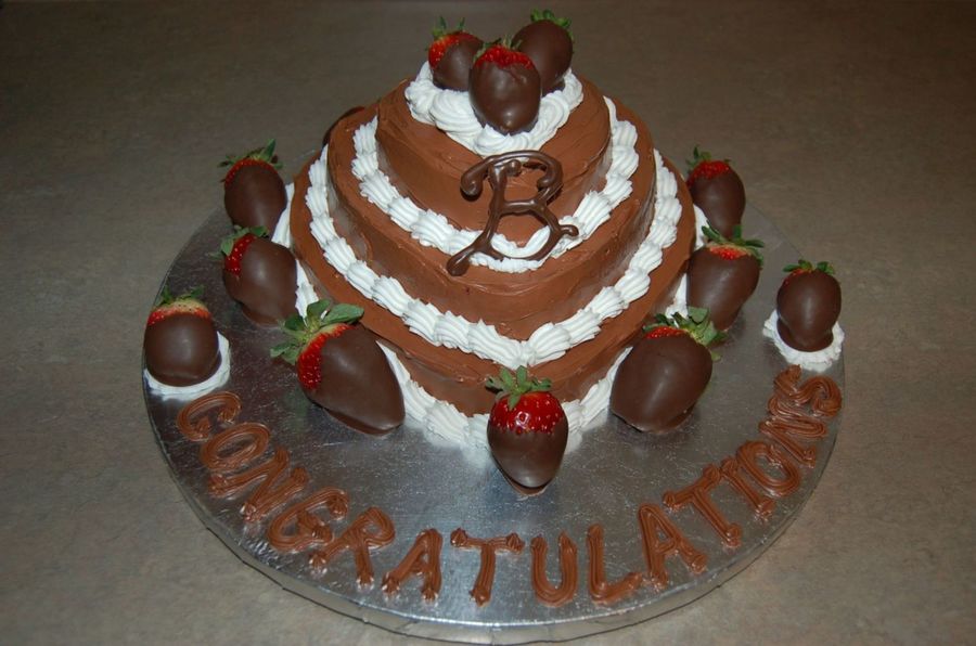 Joey B's Reception Cake - CakeCentral.com