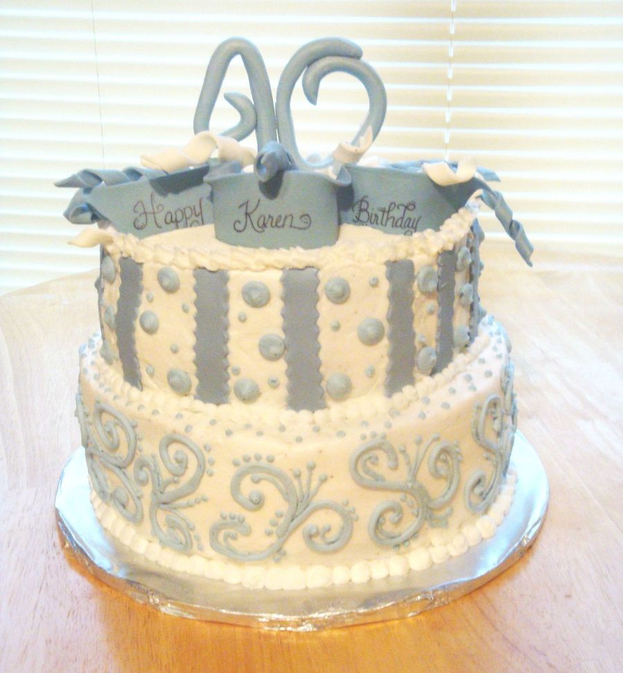 Karen's 40Th - CakeCentral.com