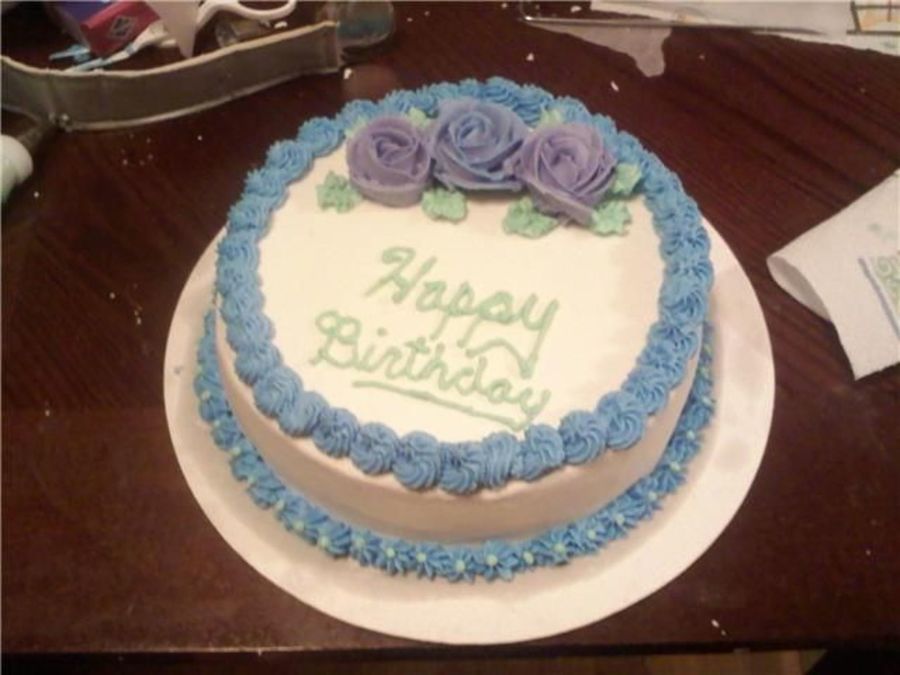 Dh's Grandpa's B-Day Cake. - CakeCentral.com