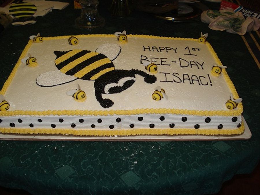 First Bee-Day Cake - CakeCentral.com